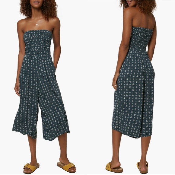 O'Neill | Pants & Jumpsuits | New Oneill Slate Green Aliana Strapless ...